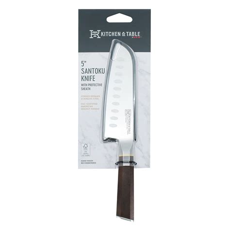 Kitchen And Table By H E B Santoku Knife With Sheath Shop Knives At H E B