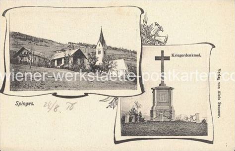 Spinges 1910 Wiener Werkstätte Postkarten