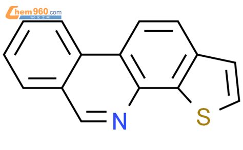 64059 68 3thieno 32 C Phenanthridine9ci化学式、结构式、分子式、mol、smiles 960化工网