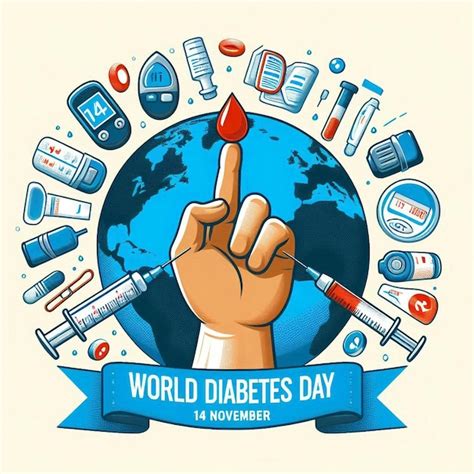 Diabetes Awareness Month Premium Ai Generated Image
