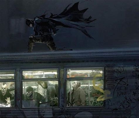 Batman On The Train Concept Art The Batman R Dc Cinematic