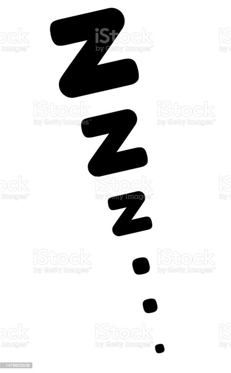 Vetores De Zzz Sleep Snore Ícone De Vetor De Texto Para Quadrinhos E