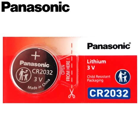 Panasonic CR2032 Lithium Battery Coin 2032 Battery Non Toxic Mercury ...