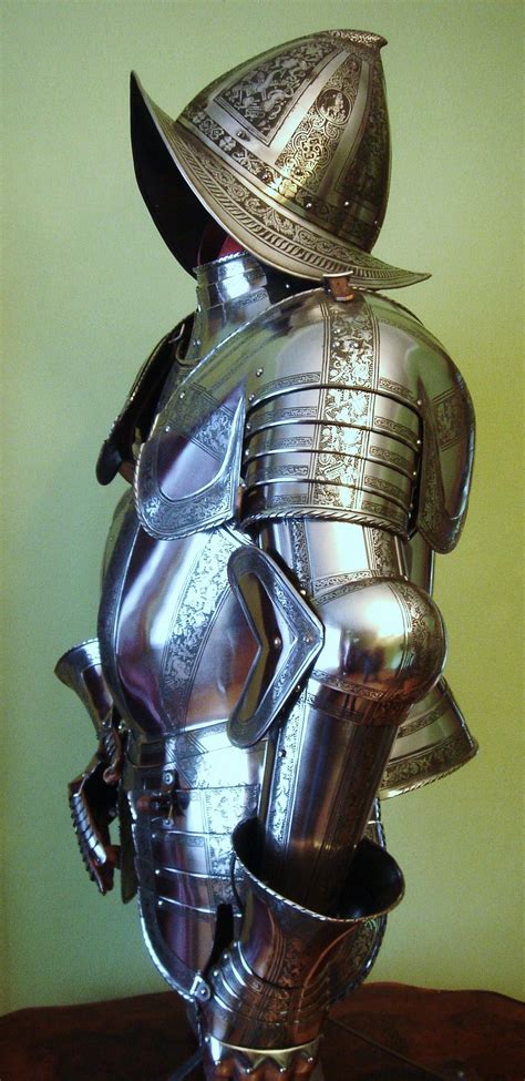 Armor 1550 1600 Morion Helmet Dieren Vroege Middeleeuwen Wapens