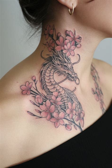 20 Dragon Tattoos For Women That Inspire Power And Beauty
