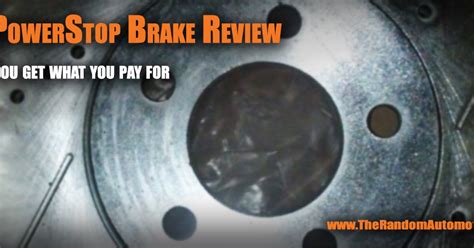 Powerstop Brake Review