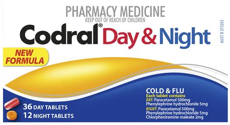 Codral Pe Day And Night Tablets 48 Pack Oberon Pharmacy