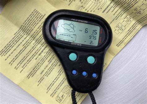 Wetterbarometer Höhenmesser Empex Field Syscom Gebraucht In
