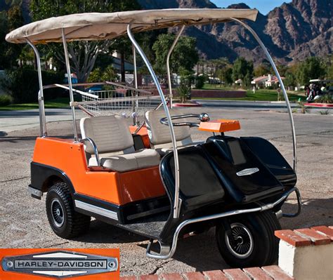 18 Harley Davidson Golf Cart