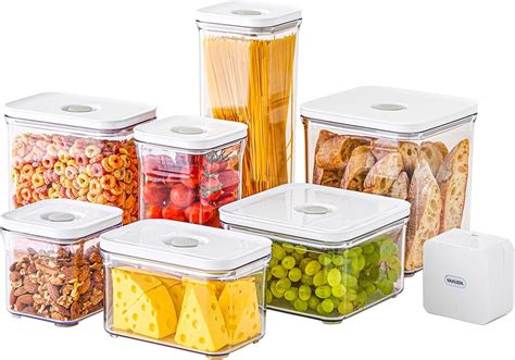 Finedine Vacuum Seal Glass Food Storage Containers With