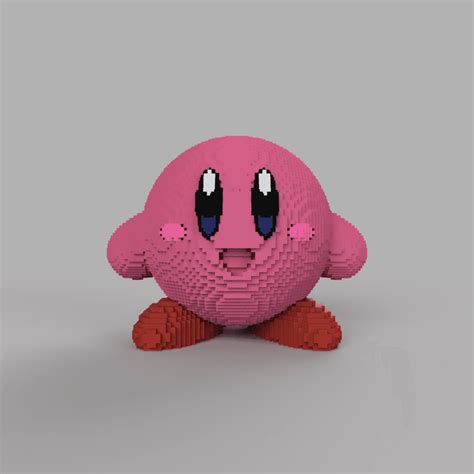 Kirby Minecraft 3d Model By Pressprint On Thangs