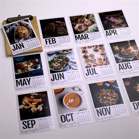 Food Calendar Perfect T For Friends