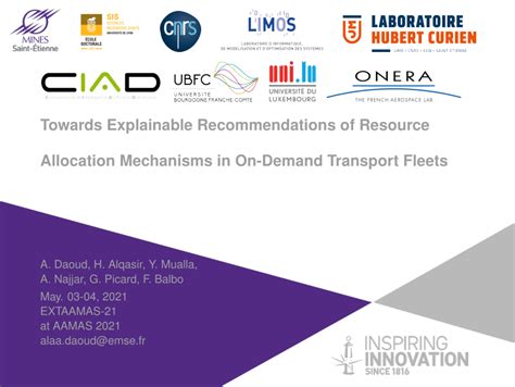 PDF Presentation Towards Explainable Recommendations Of Resource Allocation Mechanisms In On