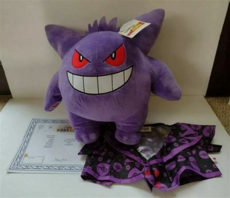 Pokémon Build A Bear Workshop Gengar Stuffed Toy Bundle For Sale Online Ebay