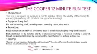 Cooper 12 Minute Run And Walk Pptx
