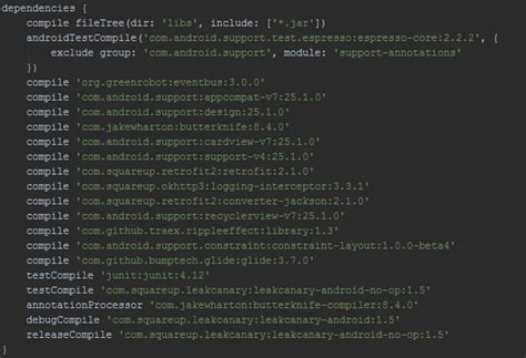 Android Adding Dependencies In Intellij Stack Overflow