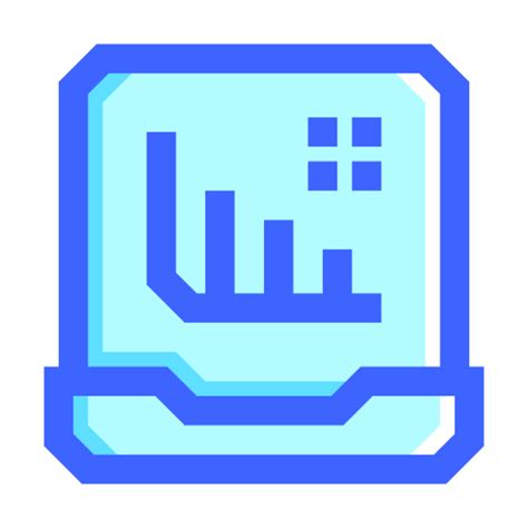 Analytics Generic Blue Icon