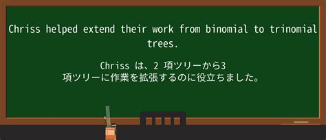 【英単語】trinomialを徹底解説！意味、使い方、例文、読み方