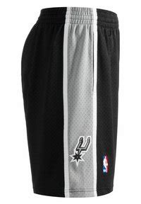 Mitchell And Ness Nba San Antonio Spurs Shorts Blackblacknegro