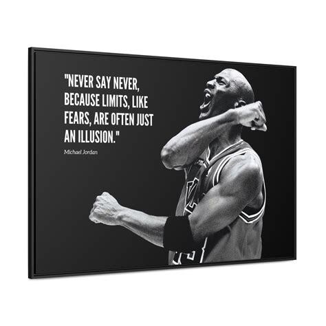 Michael Jordan Poster With Quote