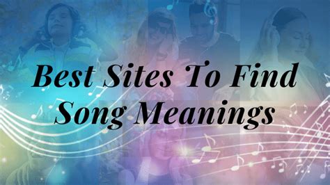 6 Best Websites To Find Song Meanings And Help You Understand Songs