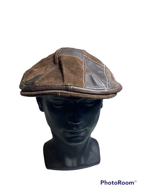 Vintage Vintage New York Hat Co Leather Stetson Leather Caps Lam Grailed