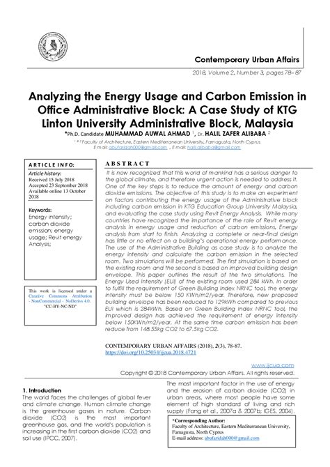 Analyzing The Energy Usage And Carbon Emission Docsity