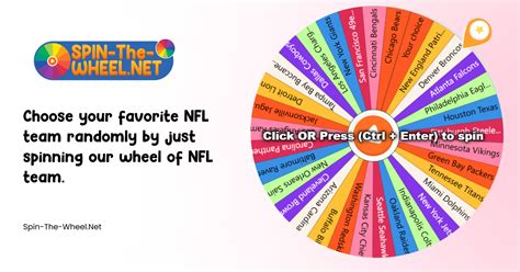 Random Nfl Team Generator Pick A Random Nfl Team