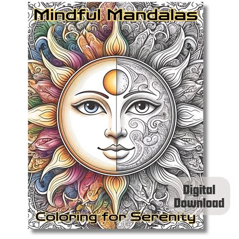 Sun And Moon Mandalas Intricate Face Designs With Zentangle Patterns