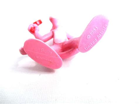 Pink Panther With Magnifying Glass Pvc Figurine Bully 1983 United Arti