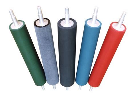 Moulding On Metal Mild Steel Polyurethane Rubber Roller At ₹ 10000 In Ahmedabad