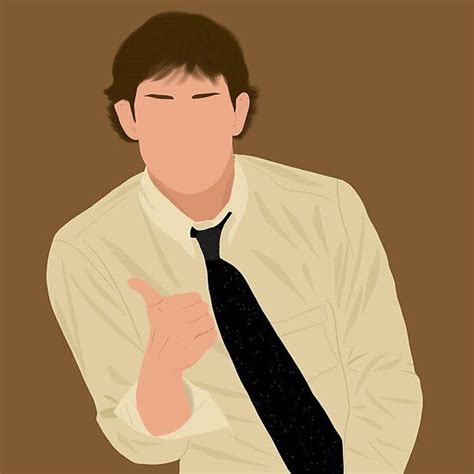 Office Jim Thumbs Up Meme Fan Art By Senaeksi Redbubble Fan Art