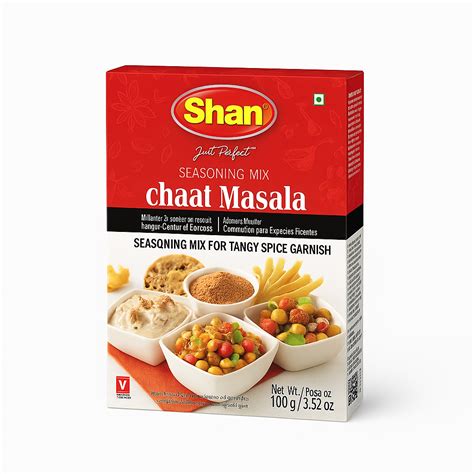 Shan Chaat Masala 100g Tangy Pakistani Snack And Chaat Spice Mix