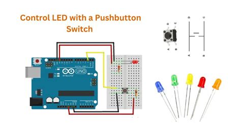 Control Led With A Pushbutton Switch Nicrobit Store