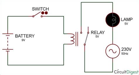 Understanding The Working Of Relays A Detailed Schematic Diagram