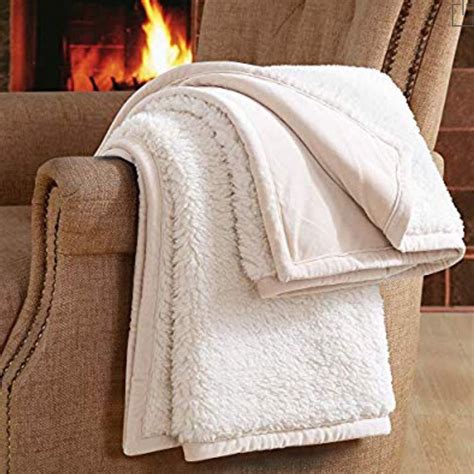 Felix Angela Home Faux Sheepskin Sherpa Fleece Blanket Throw Size Heavy