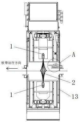 一种金属带材表面油量在线检测装置的制作方法