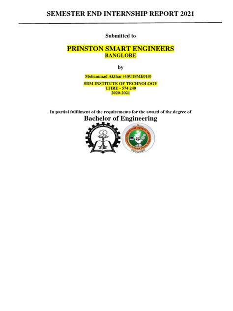 Internship Report Mohammad Akthar Pdf Duct Flow Ventilation Architecture