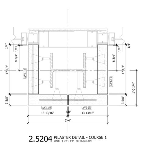 Connection Details For Pillaster Cladding 11 Advanced Architectural Stone