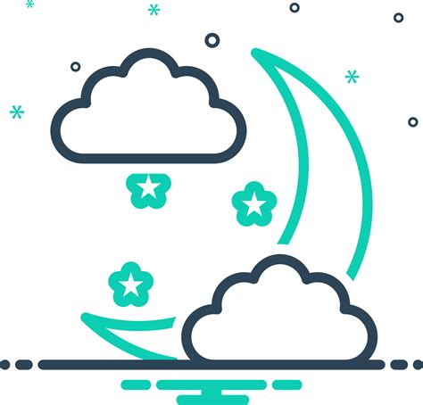 Mix Icon For Evening 20307559 Vector Art At Vecteezy