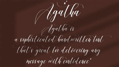 Agatha Font Madfonts