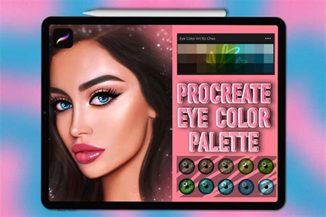 Procreate Eye Color Palette Procreate Eye Color Swatches Procreate Procreatebrushes