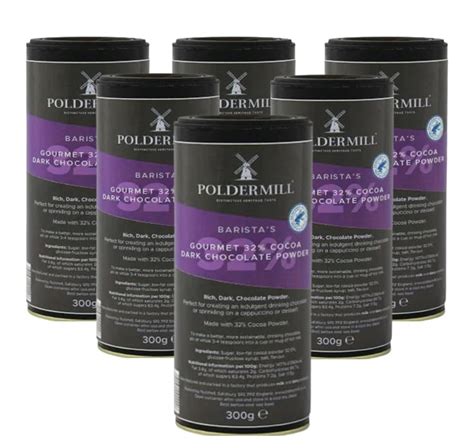 Poldermill Gourmet Luxury 32 Dark Chocolate Powder 6 X 300g Buy Now