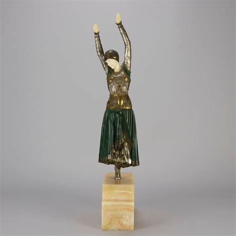 Chiparus Vested Dancer Art Deco Figurines Hickmet Fine Arts