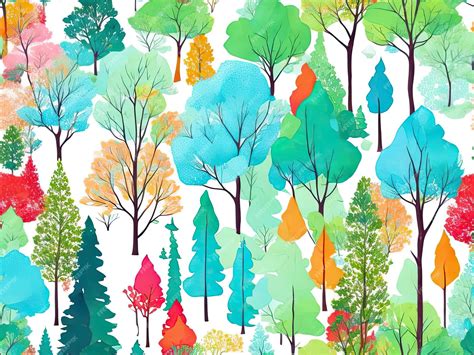 Premium Ai Image Tree Texture Background