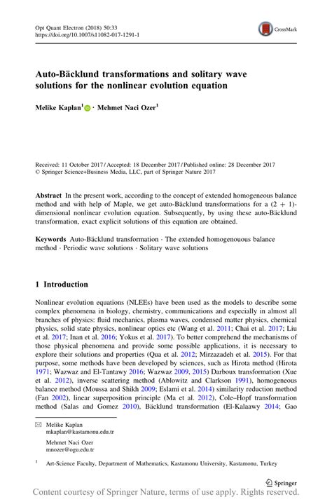 Auto Bäcklund Transformations And Solitary Wave Solutions For The