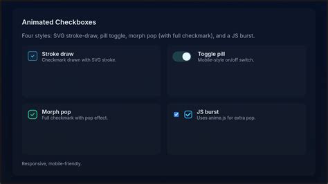 22 Javascript Toggle Switches