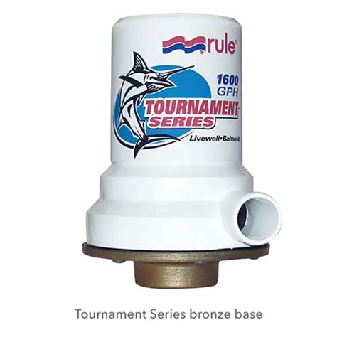 Rule Pump 1600 12v Lw Brz Base