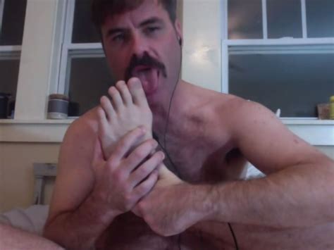 Exposed Baited Daddy Licking His Feet For Me Preview
