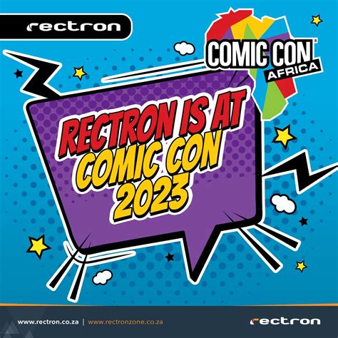 Comiccon Comiccon Rectron Comiccon2023 Rectron South Africa